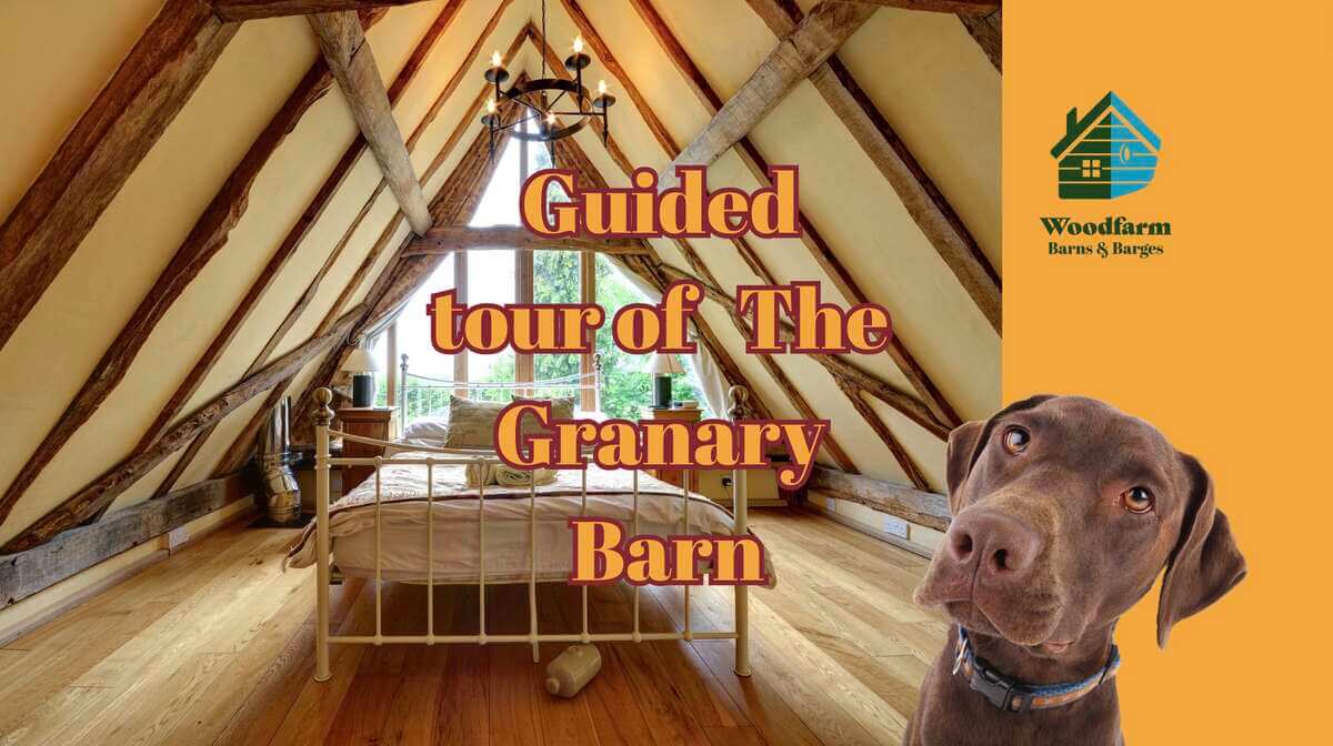 The Granary Barn guided tour of the virtual tour | Woodfarm Barns